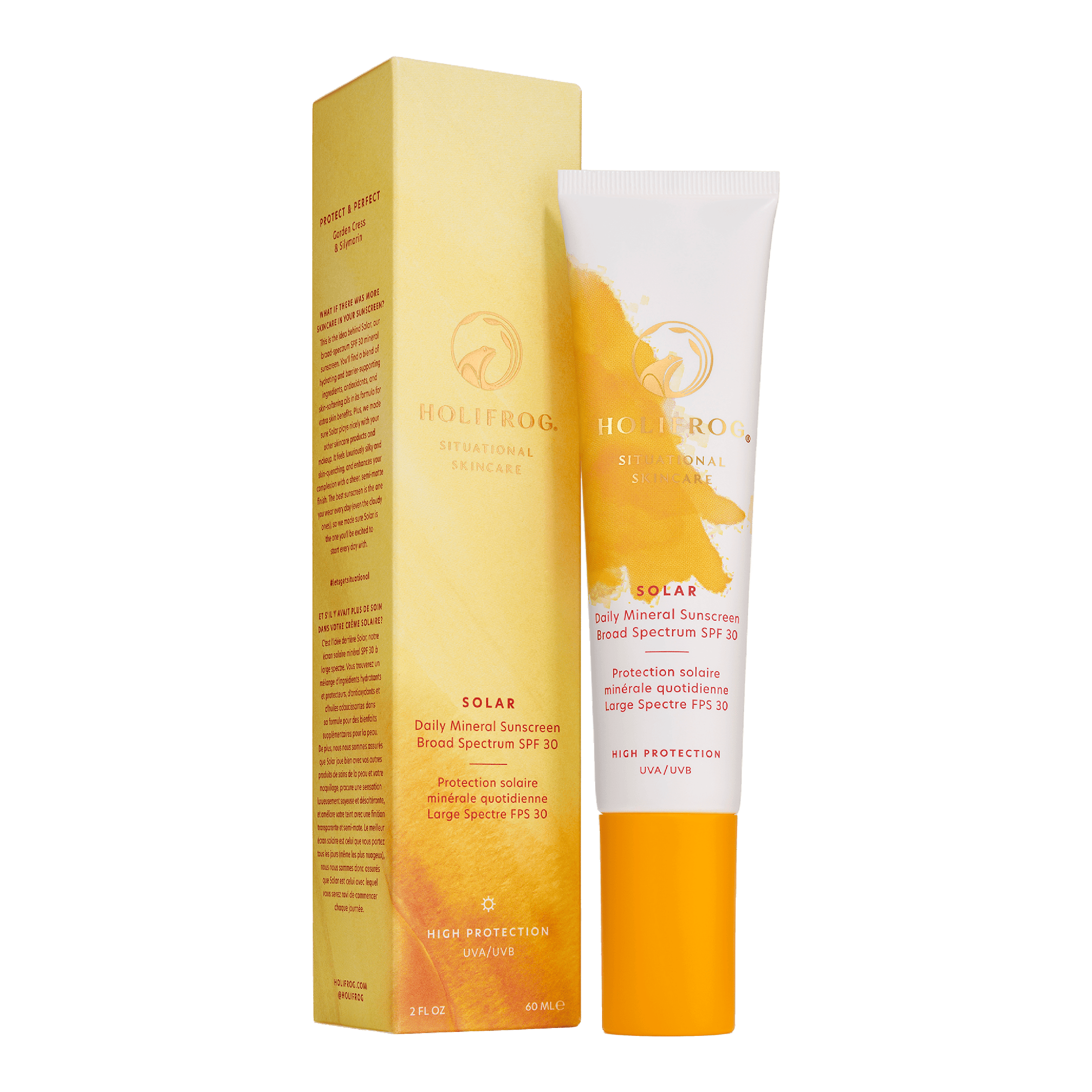Solar Daily Mineral Sunscreen Broad Spectrum SPF 30 – HoliFrog