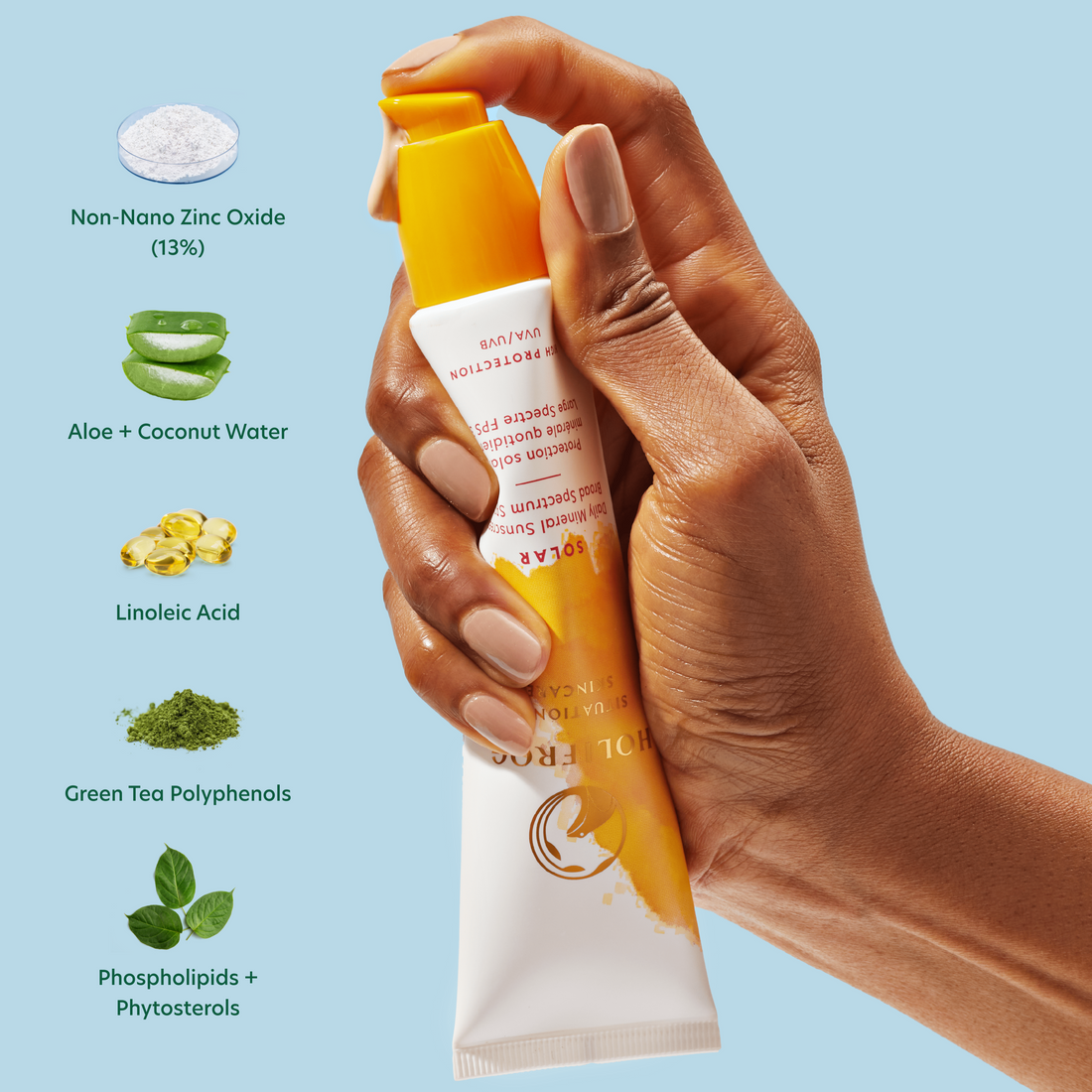 Solar Daily Mineral Sunscreen Broad Spectrum SPF 30 – HoliFrog